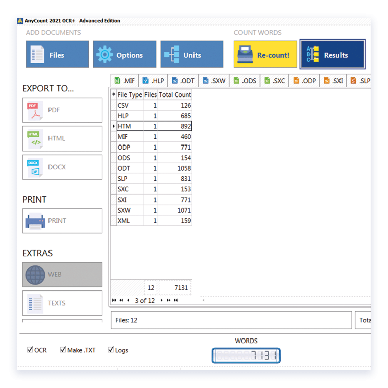 Anycount Ocr Word Count Tool And Character Count Tool